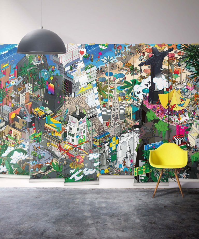Exclusive Designer Murals from Talented Artists • Milton & King