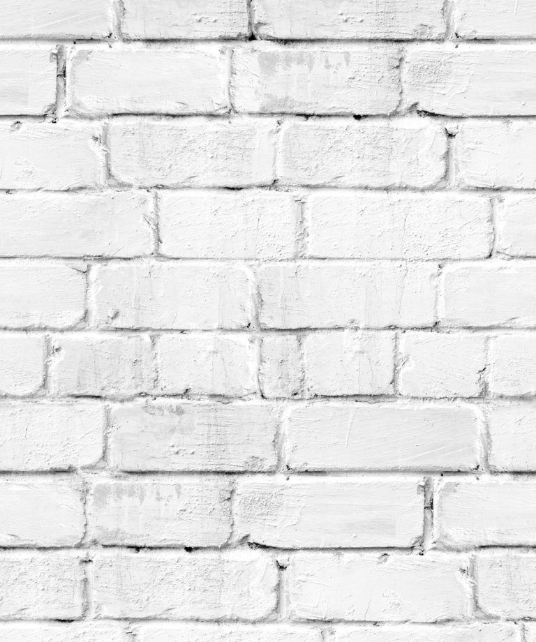 Clubhouse Brick Wallpaper • Realistic White Brick • Milton & King