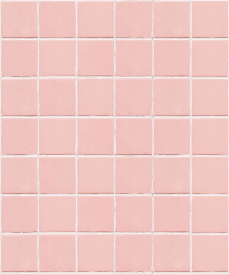 Pink Tiles Wallpaper • Realistic Tile Effect Wallpaper • Milton & King
