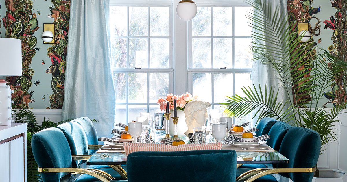 Flamboyant Wallpaper America • Colorful Exciting Designs • Milton & King