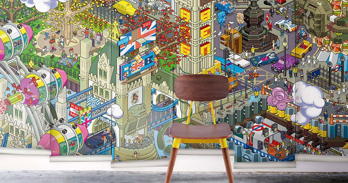 Graphic Wallpapers • Unique + Exclusive Wall Murals • Milton & King