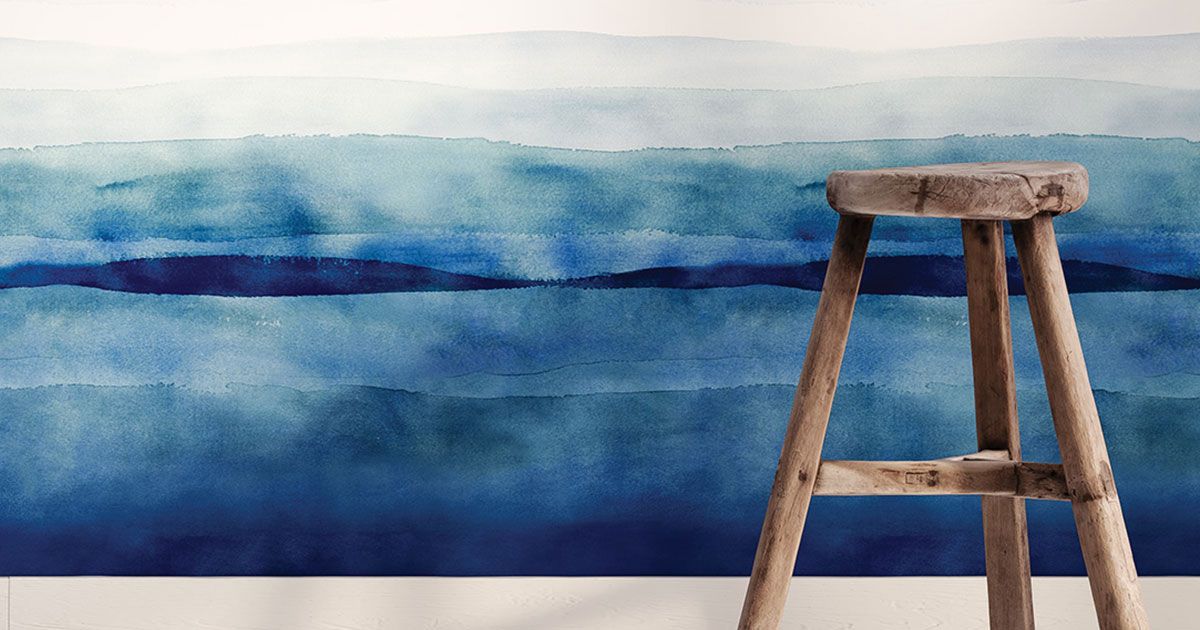 Painterly Inspired Bathroom Wallpapers • Milton & King