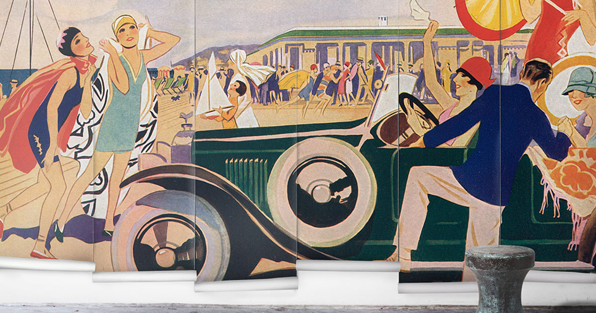 Vintage Mural Wallpaper • Classic, Timeless, Authentic • Milton & King