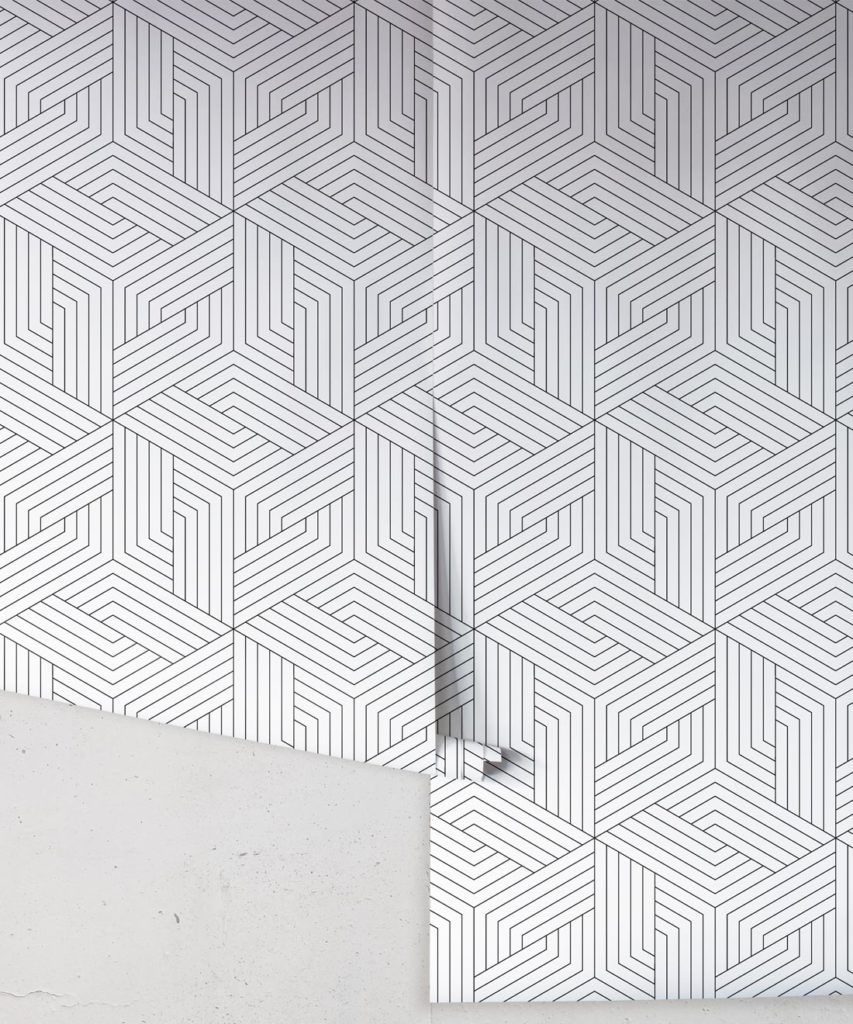 Geometric Illusions • Simple, Modern Wallpaper • Milton & King