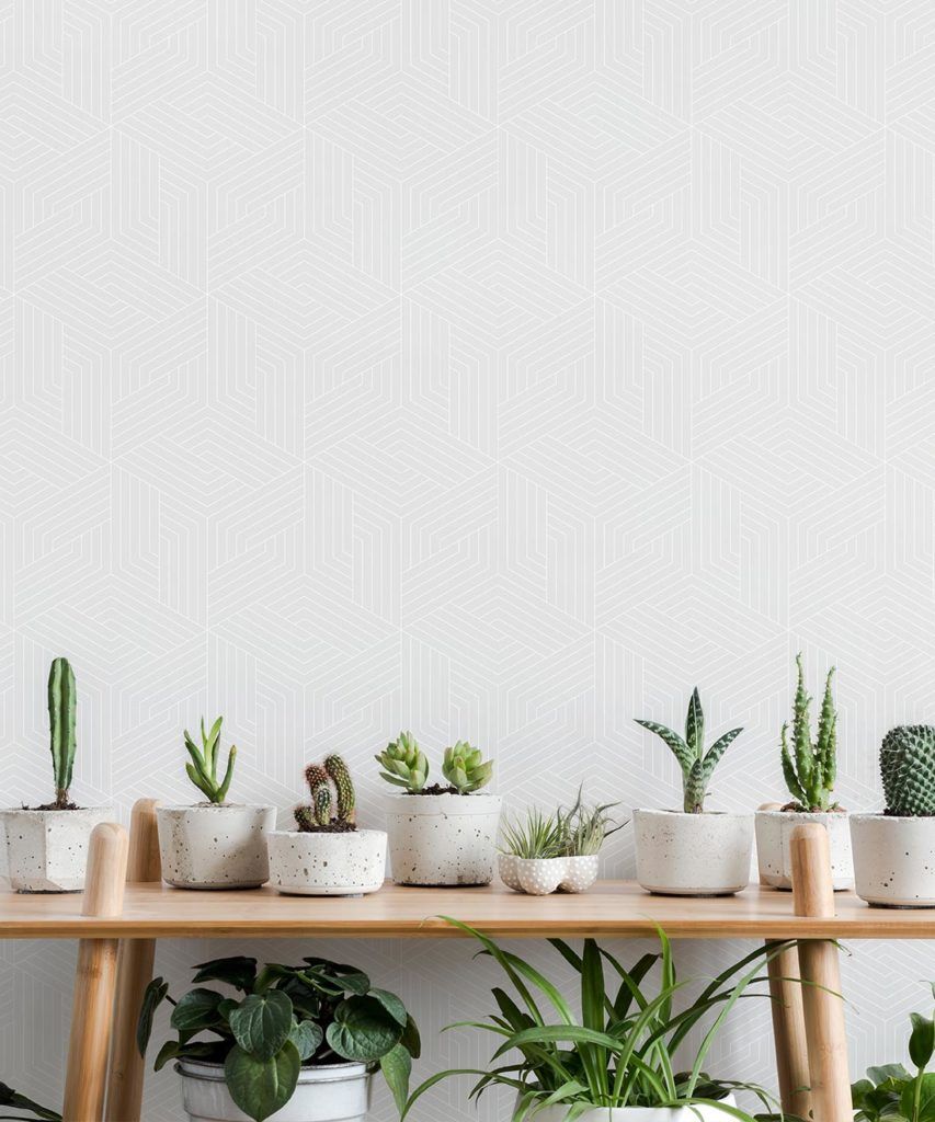Geometric Illusions • Simple, Modern Wallpaper • Milton & King