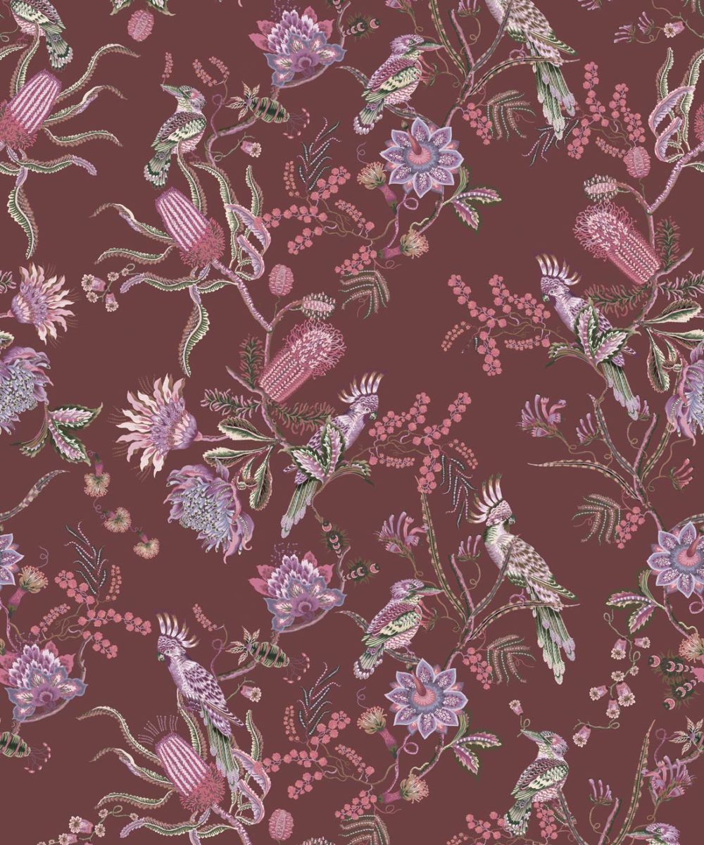 Matilda Wallpaper • Australian Flora & Fauna • Milton & King USA