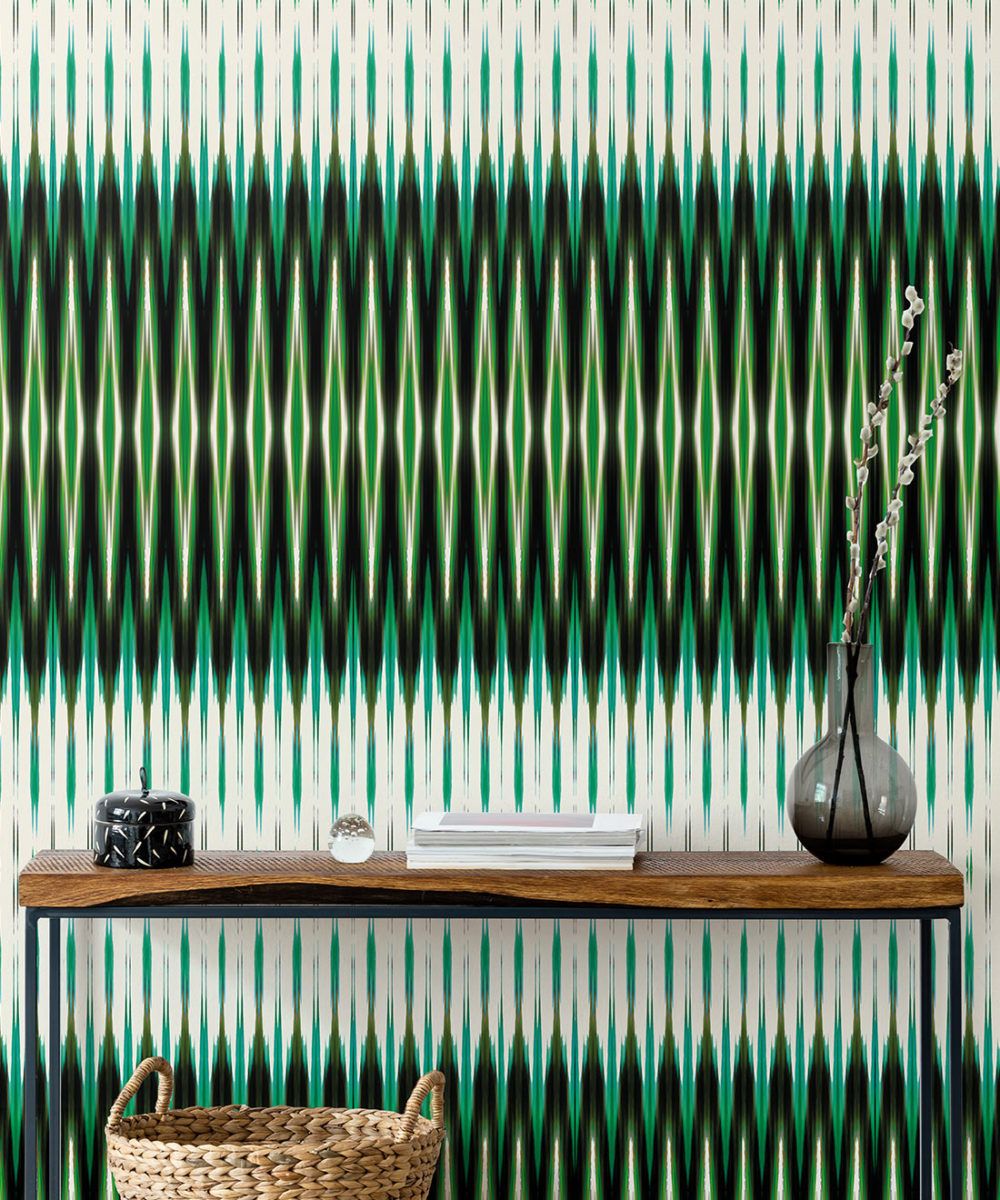 Ikat • Stunning Geometric Wallpaper • Milton & King