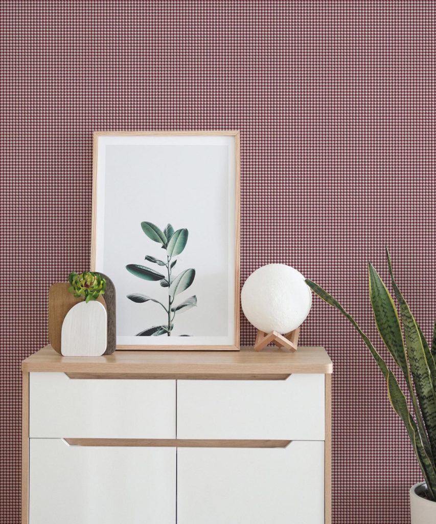 Hounds Tooth • Classic Dogstooth Wallpaper • Milton & King