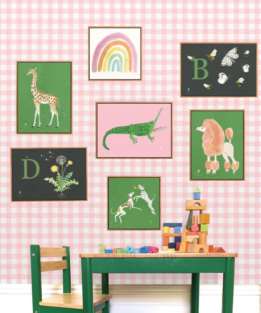 Check Wallpaper • A Classic, Gingham Design • Milton & King