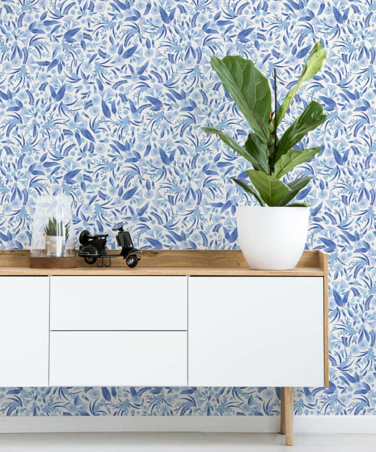 Gum Blossoms • Australian Floral Wallpaper • Milton & King