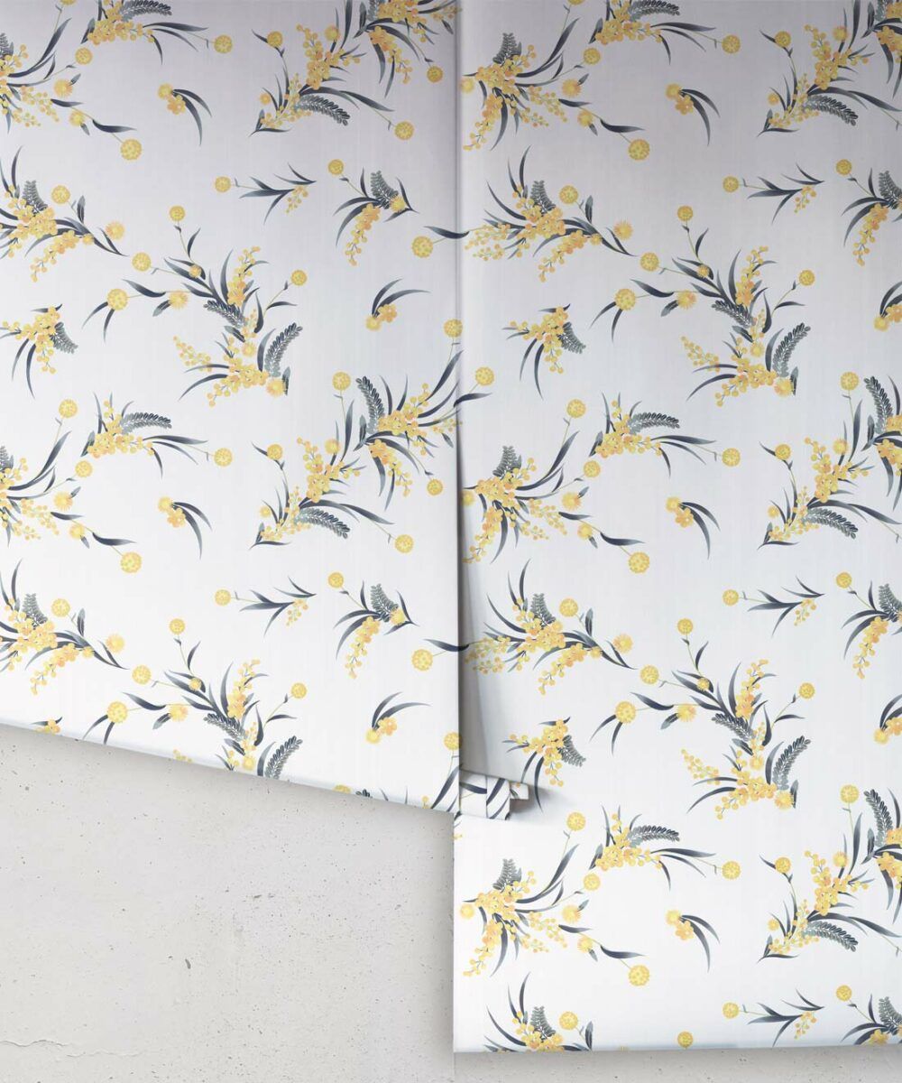 Wattle Wallpaper • Vintage Floral Wallpaper • Milton & King USA