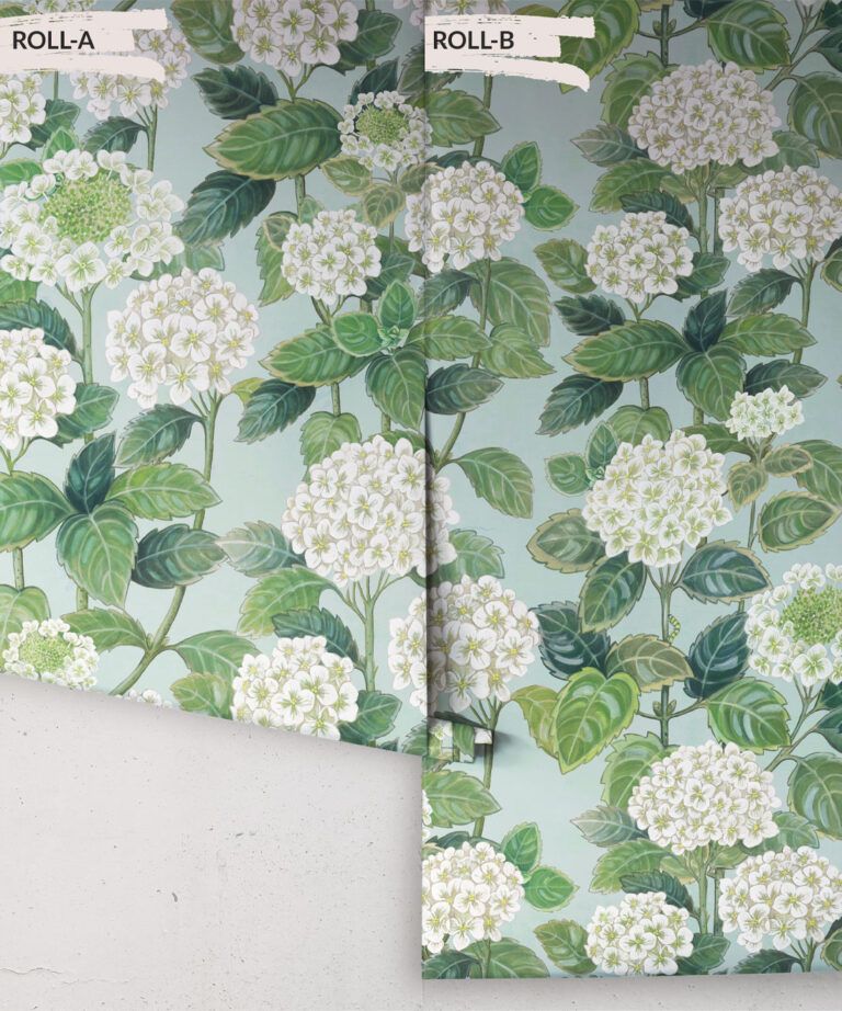 Hydrangea Garden Wallpaper • Gorgeous Florals • Milton & King