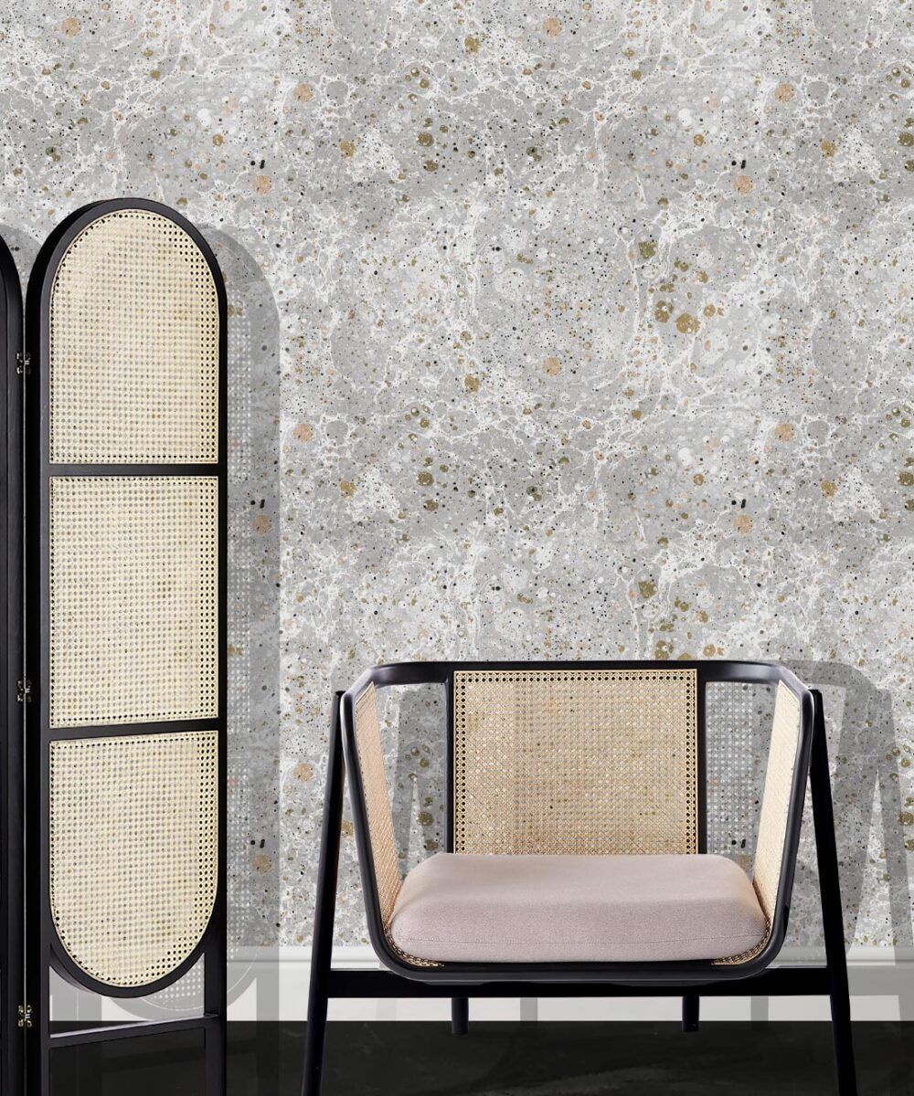 Rock Marbling Wallpaper • Natural Stone Design • Milton & King