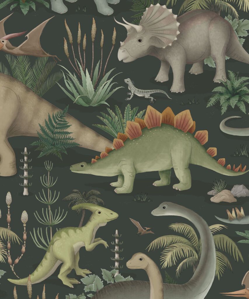Prehistorica Wallpaper • Dinosaurs Wallpaper • Milton & King