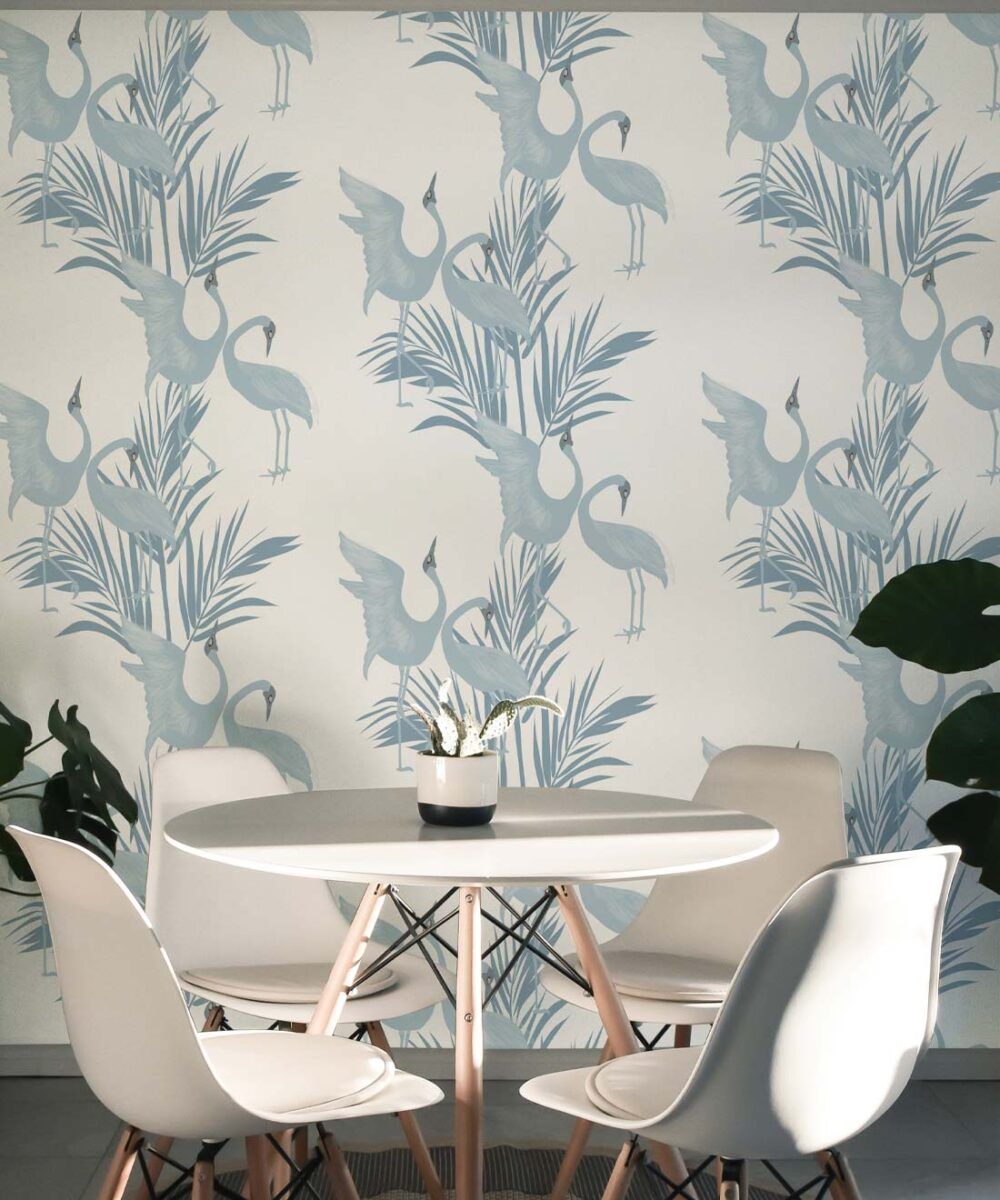 Dancing Brolgas Wallpaper • Bird wallpaper • Milton & King USA