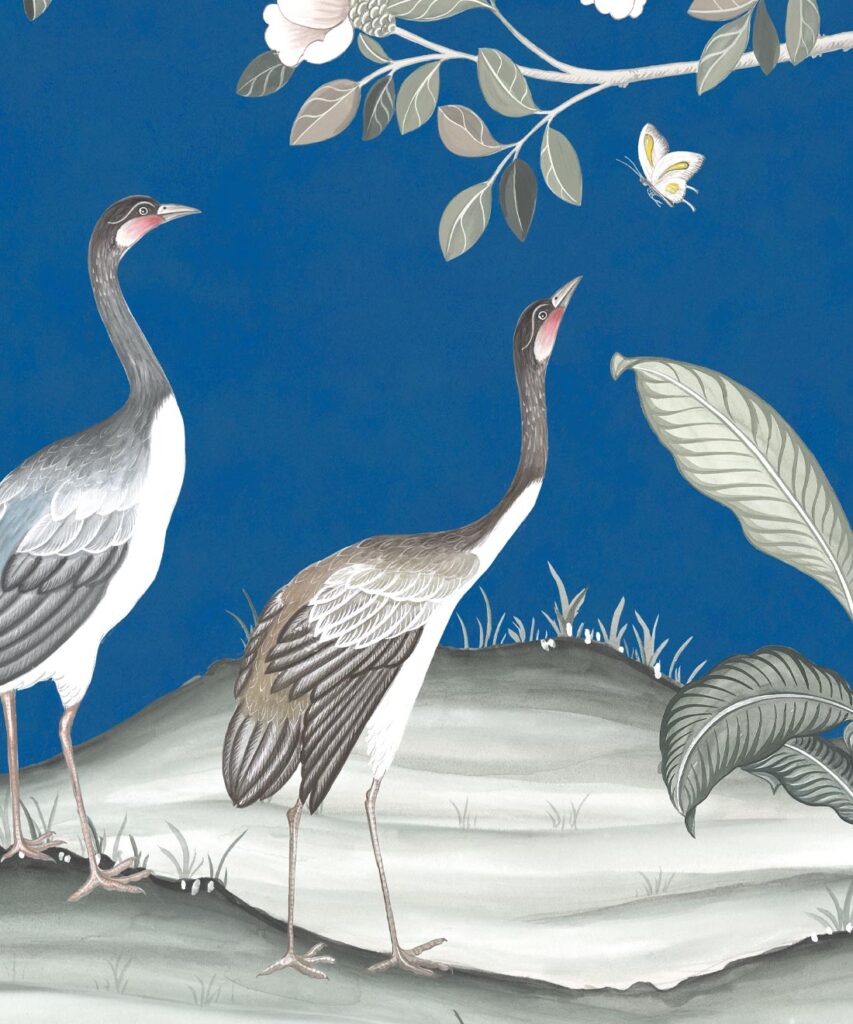 Spring Landscape Mural • Botanical Mural • Milton & King USA