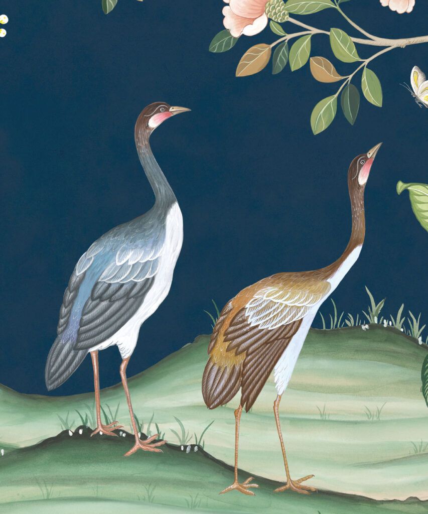 Spring Landscape Mural • Botanical Mural • Milton & King USA