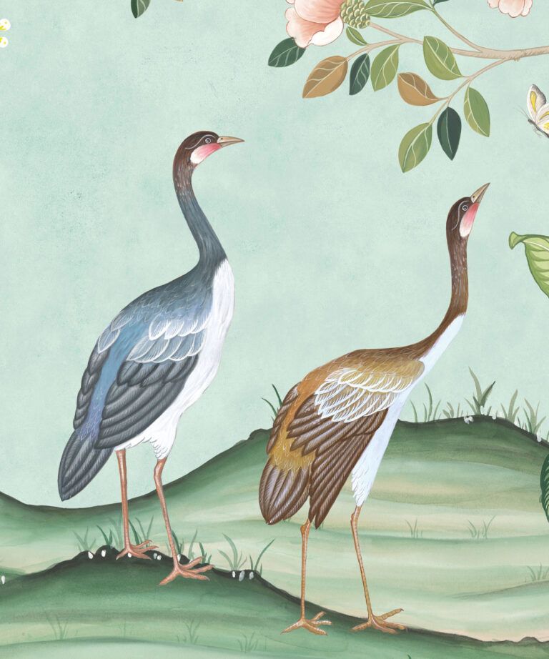 Spring Landscape Mural • Botanical Mural • Milton & King USA