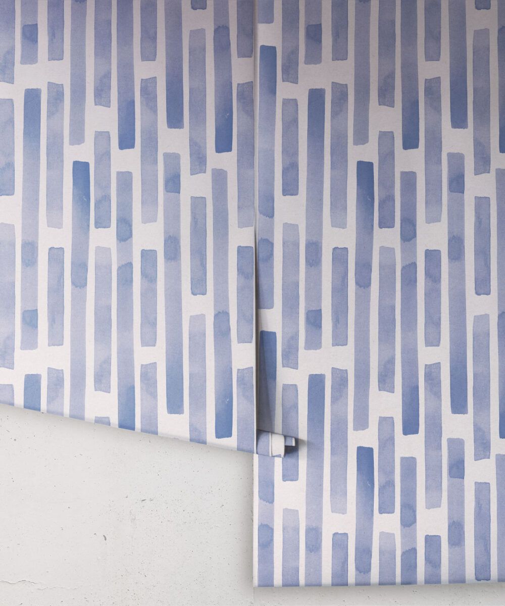Colonnes Wallpaper • Watercolor Wallpaper • Milton & King USA