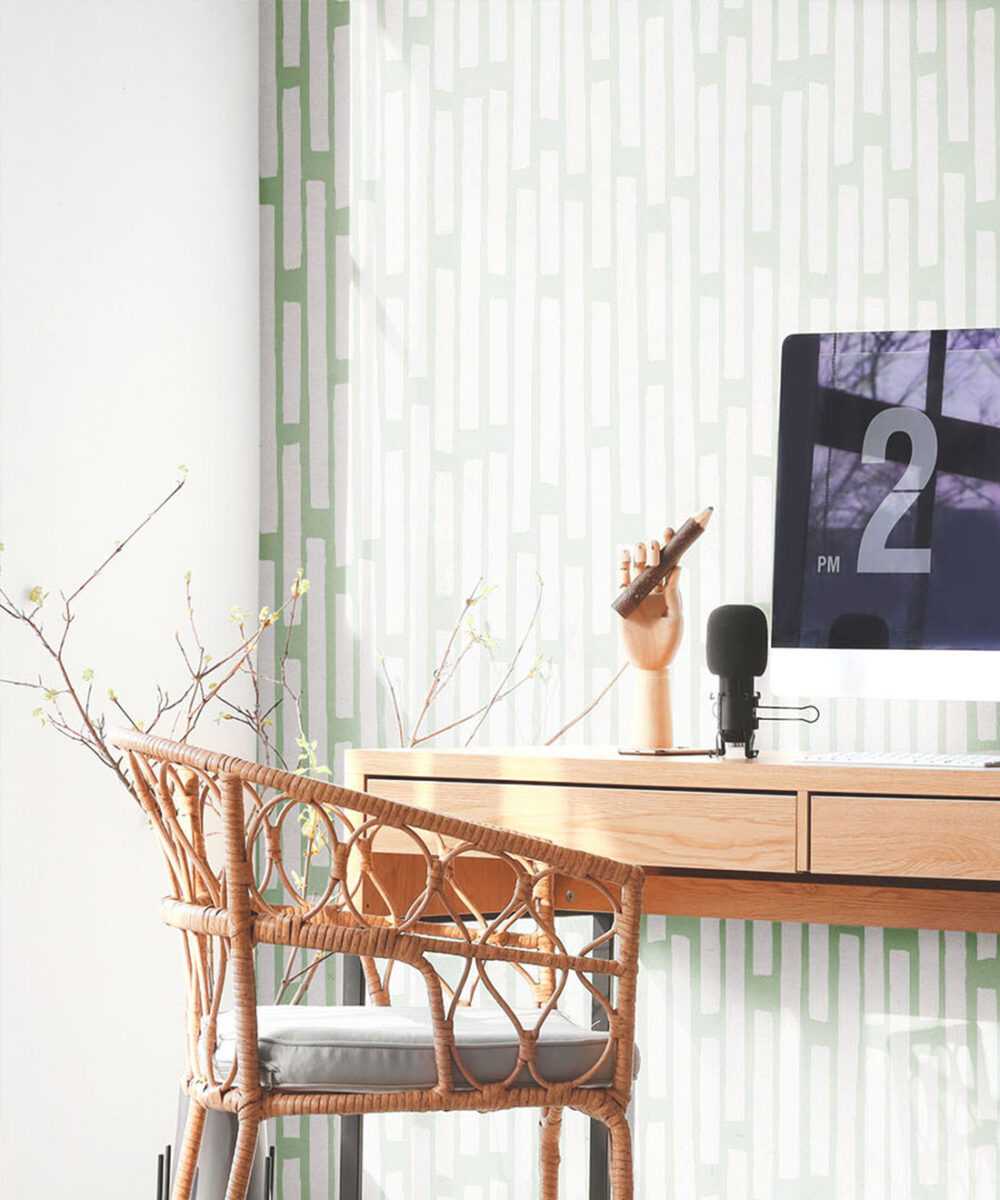 Colonnes Wallpaper • Watercolor Wallpaper • Milton & King USA