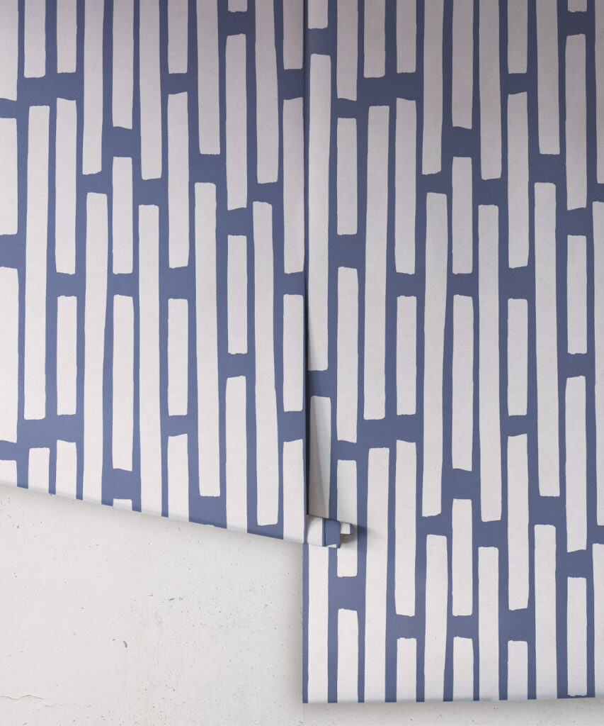 Colonnes Wallpaper • Watercolor Wallpaper • Milton & King USA