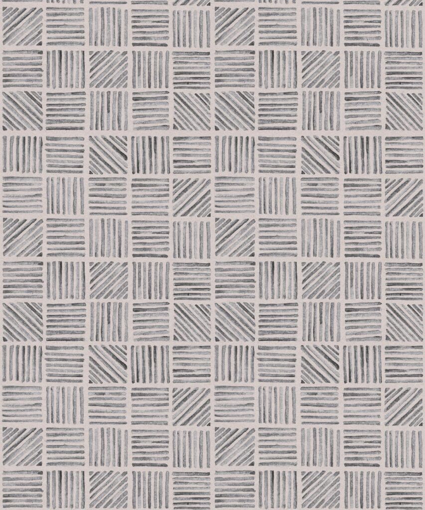 Lignes Deux Wallpaper • Weave Pattern • Milton & King USA