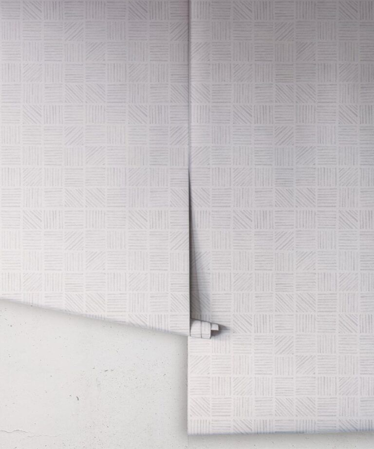Lignes Deux Wallpaper • Weave Pattern • Milton & King USA