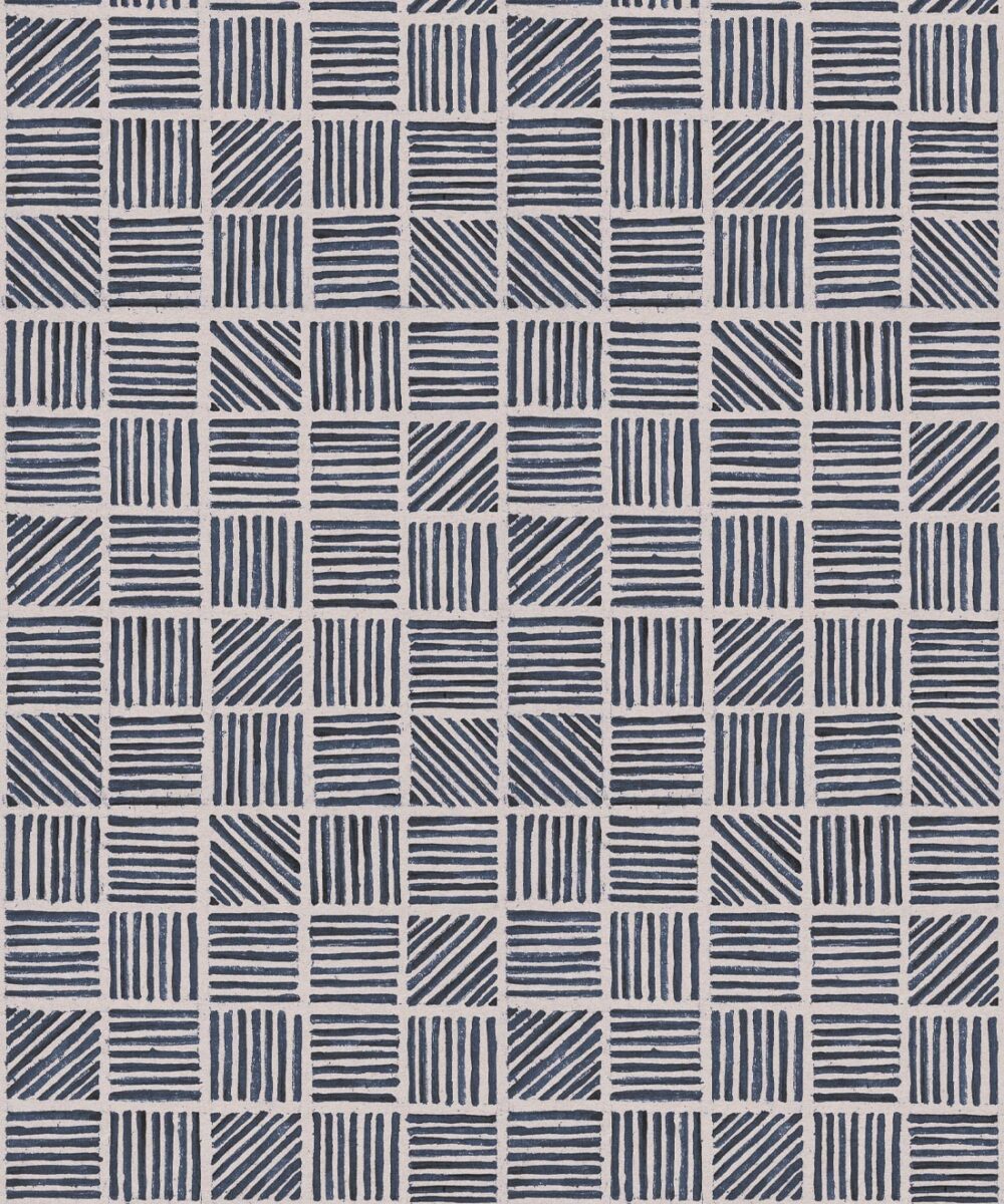 Lignes Deux Wallpaper • Weave Pattern • Milton & King USA