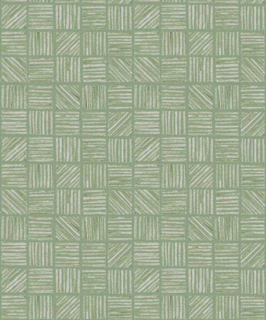 Lignes Deux Wallpaper • Weave Pattern • Milton & King USA