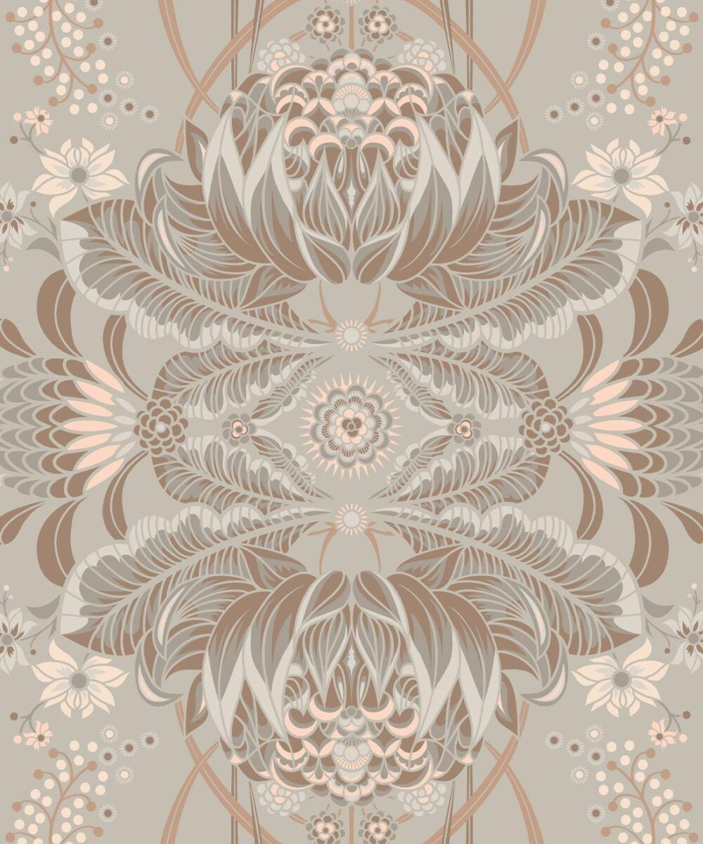 Bush Beauty Wallpaper • Intricate Florals • Milton & King USA