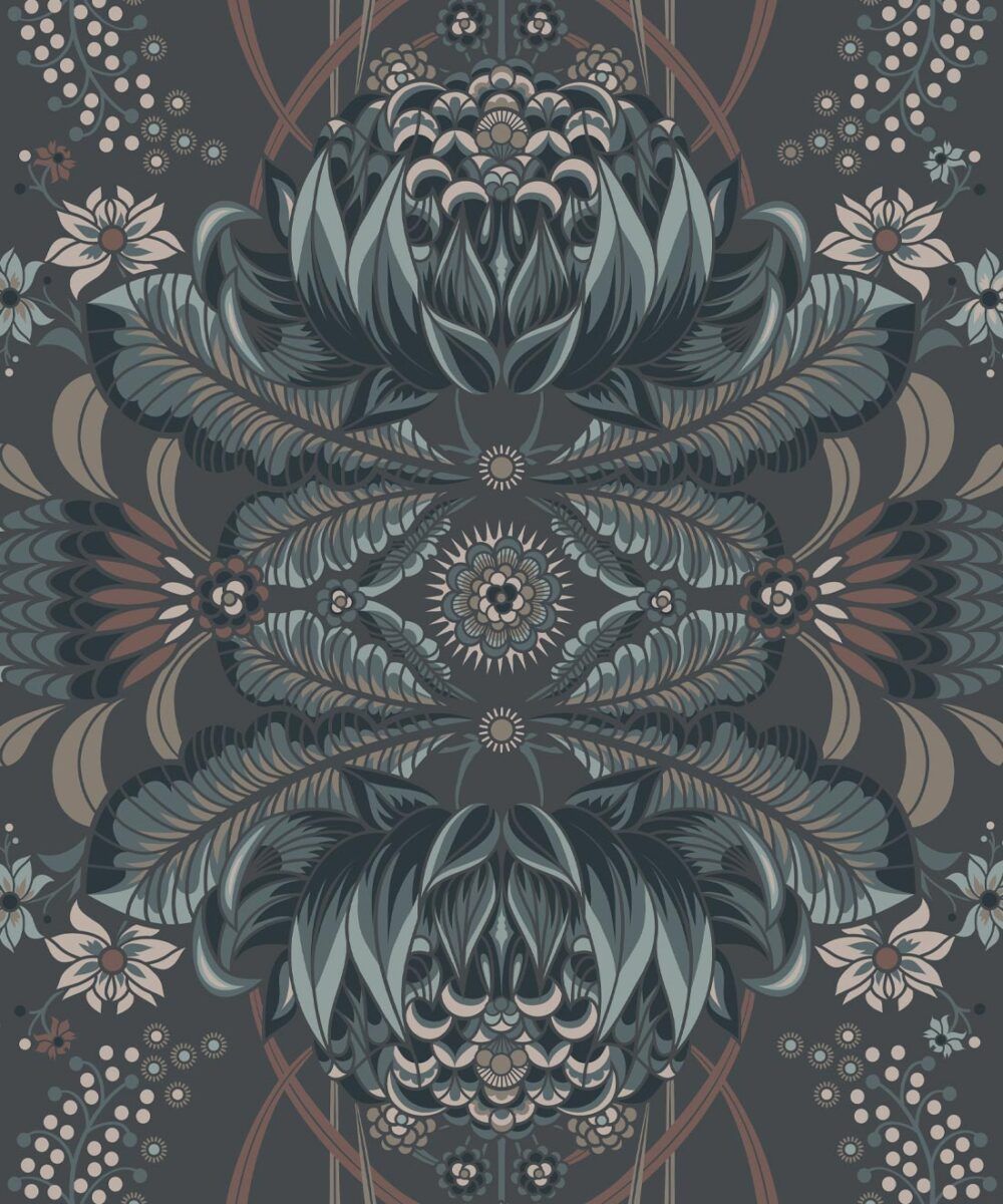 Bush Beauty Wallpaper • Intricate Florals • Milton & King USA