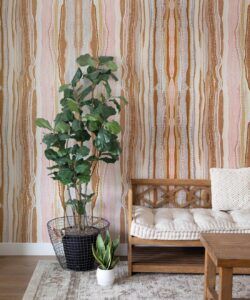 Kija Country • Indigenous Abstract Wallpaper • Milton & King USA