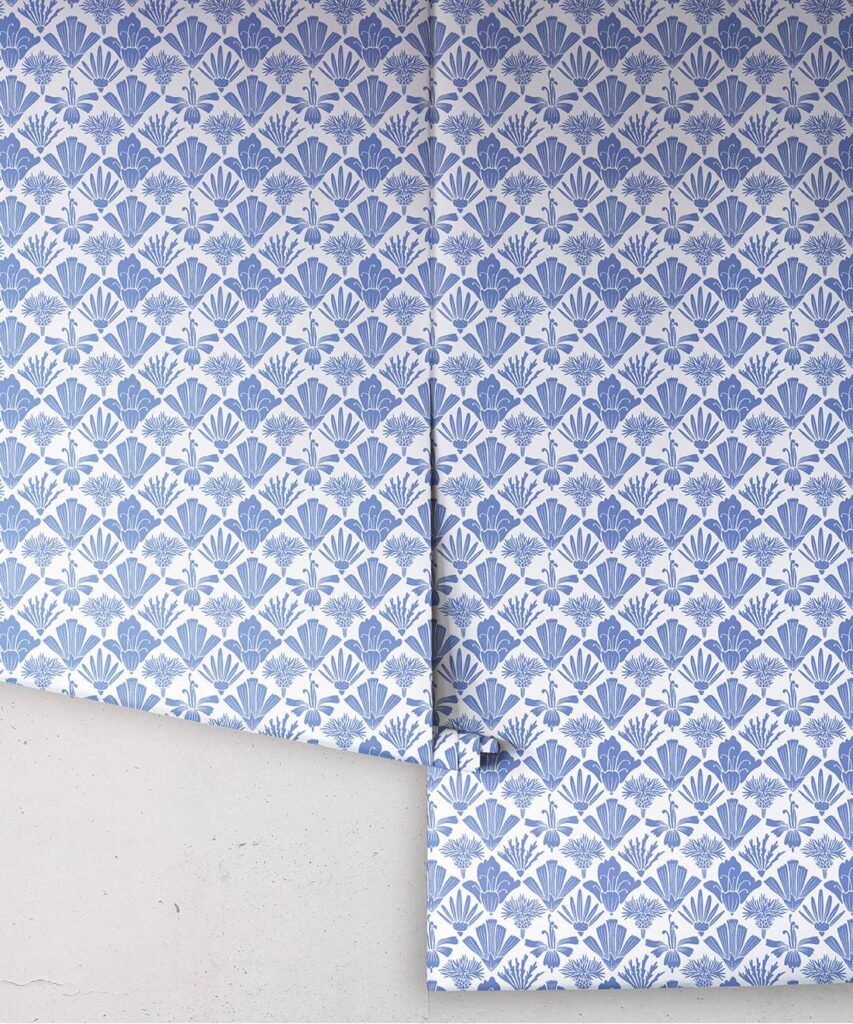 Fanned Flowers Wallpaper• Floral Wallpaper • Milton & King USA
