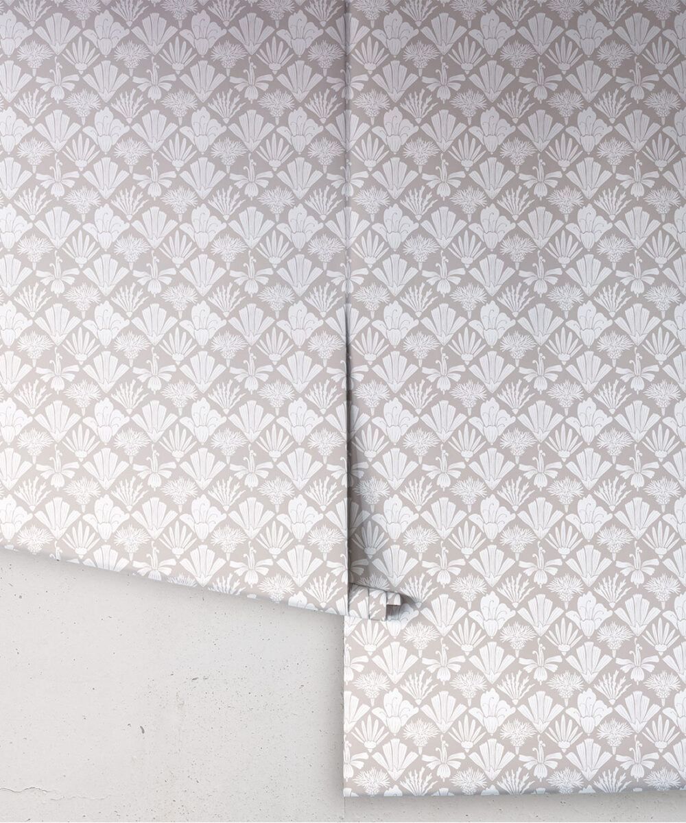Fanned Flowers Wallpaper• Floral Wallpaper • Milton & King USA
