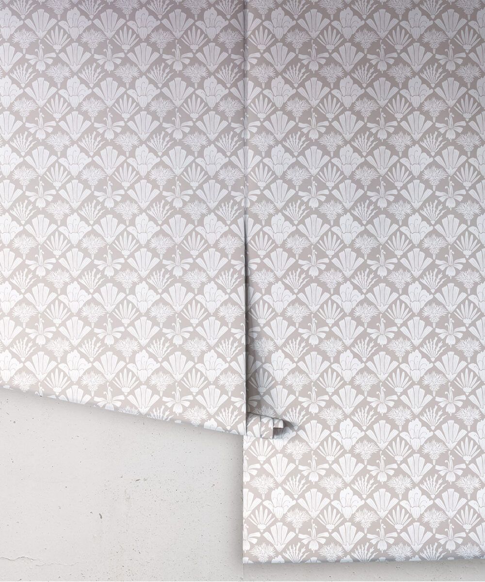 Fanned Flowers Wallpaper• Floral Wallpaper • Milton & King USA