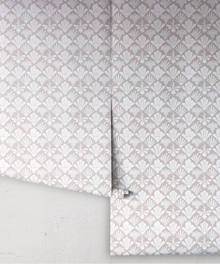 Fanned Flowers Wallpaper• Floral Wallpaper • Milton & King USA