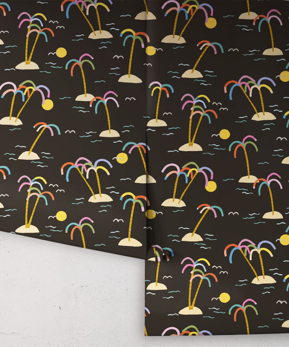 Happy Like A Holiday Wallpaper • Palm Trees • Milton & King USA