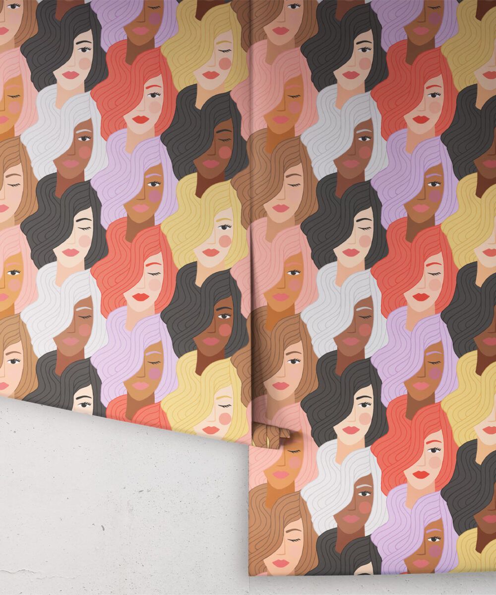 Strong Together Wallpaper • Womens Faces • Milton & King USA