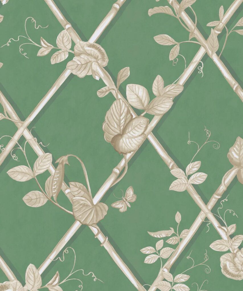 Grande Ivy Wallpaper • Ivy Trellis Design • Milton & King US