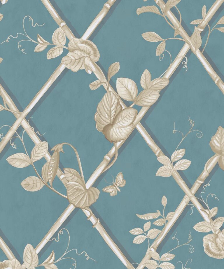 Grande Ivy Wallpaper • Ivy Trellis Design • Milton & King US