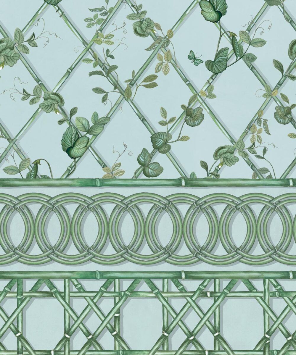 Ivy Frieze Mural • Vine Trellis Design • Milton & King USA