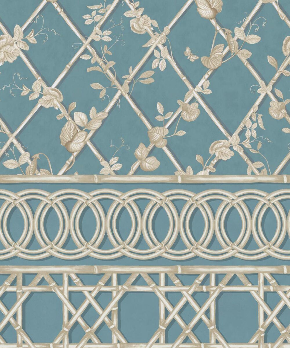 Ivy Frieze Mural • Vine Trellis Design • Milton & King USA