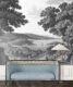 English Landscape Mural • Countryside Scene • Milton & King USA