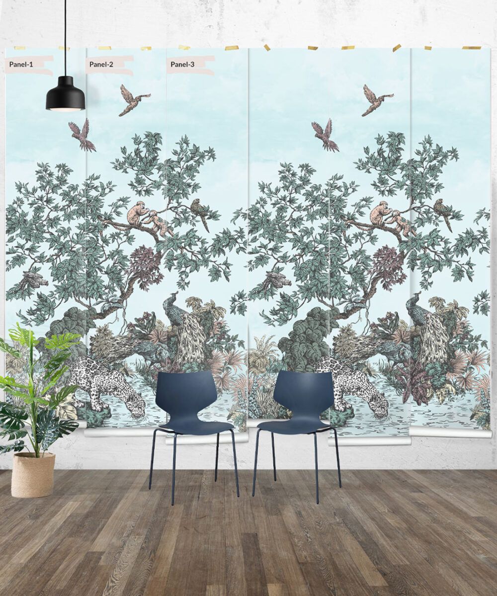 Sinharaja Mural • Jungle Scene • Milton & King USA