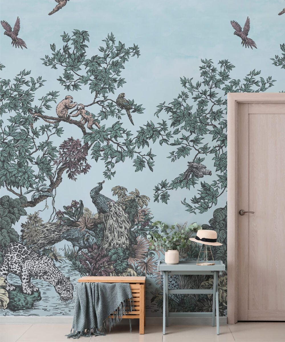 Sinharaja Mural • Jungle Scene • Milton & King USA