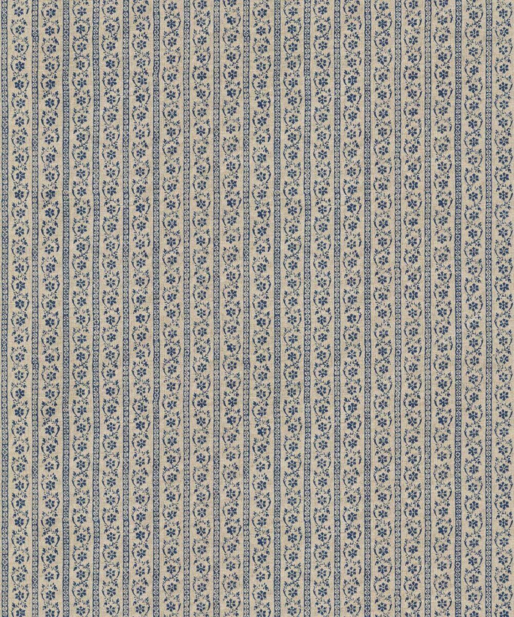 Daisy Chain Wallpaper • Floral Stripe Wallpaper • Milton & King USA