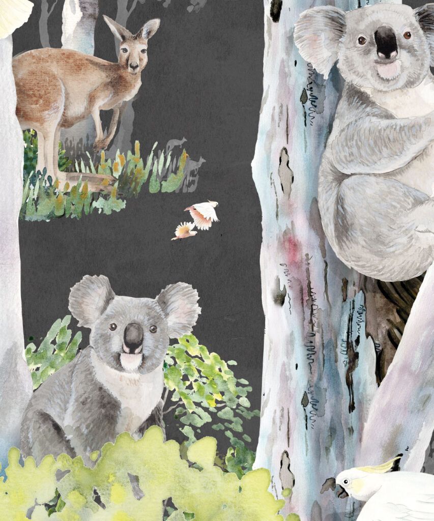 Native Bush Wallpaper • Australian Wildlife • Milton & King USA