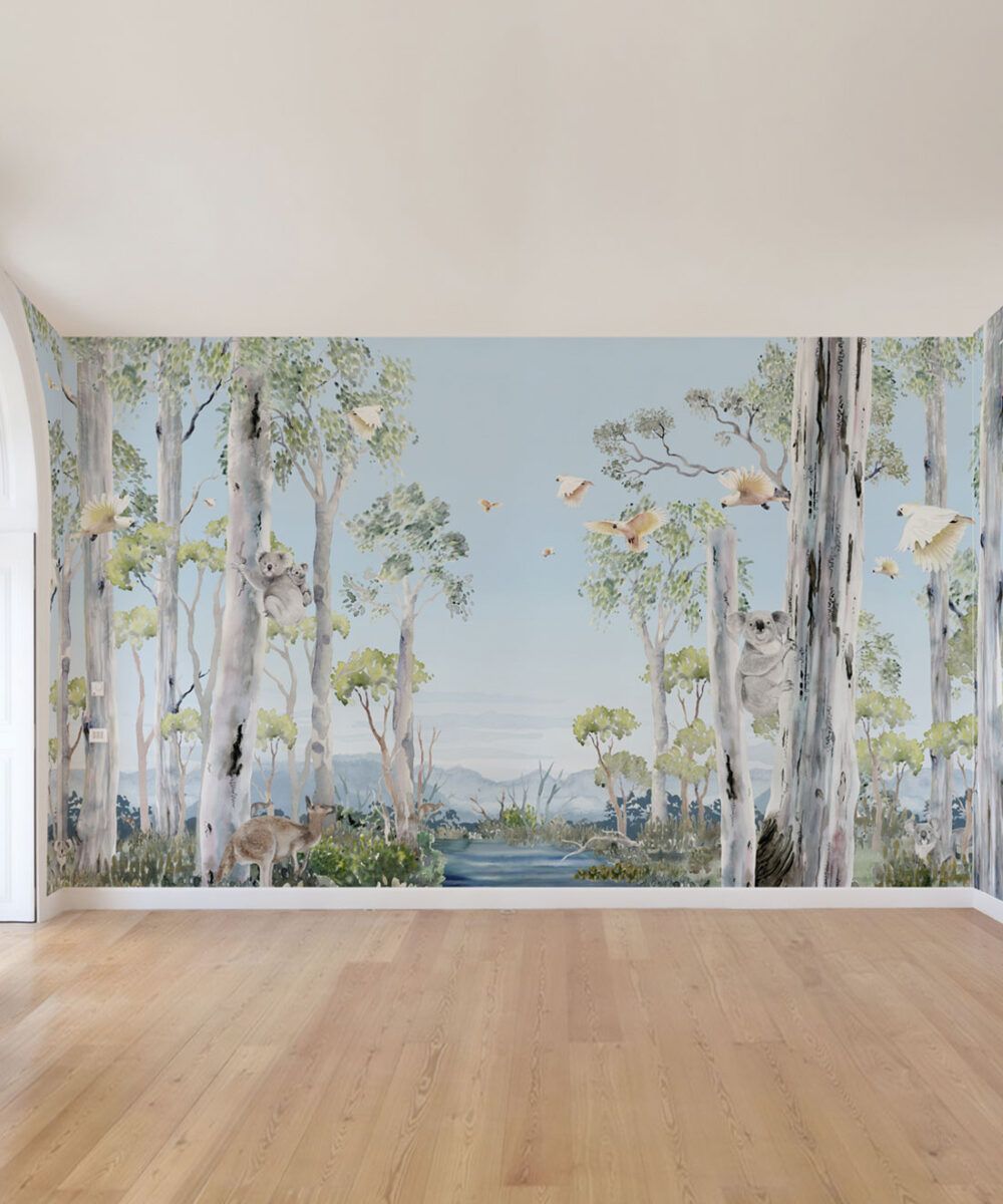 Native Bushlands Mural • Australian Landscape • Milton & King USA