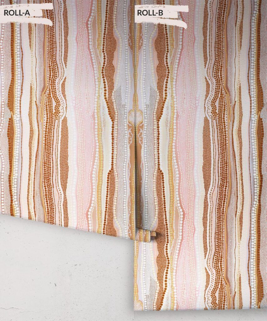 Kija Country • Indigenous Abstract Wallpaper • Milton & King USA