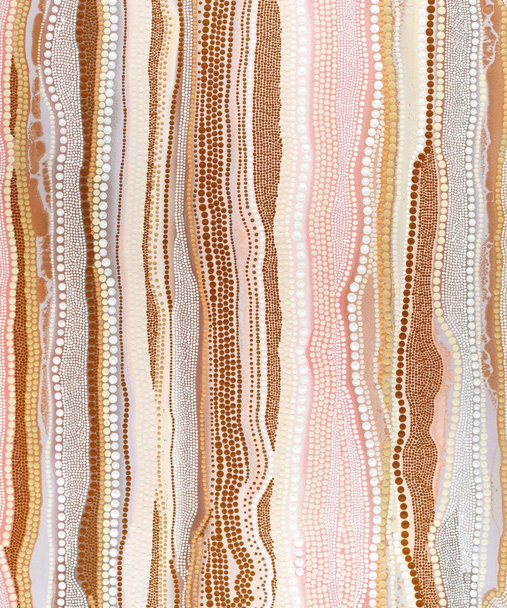 Kija Country • Indigenous Abstract Wallpaper • Milton & King USA